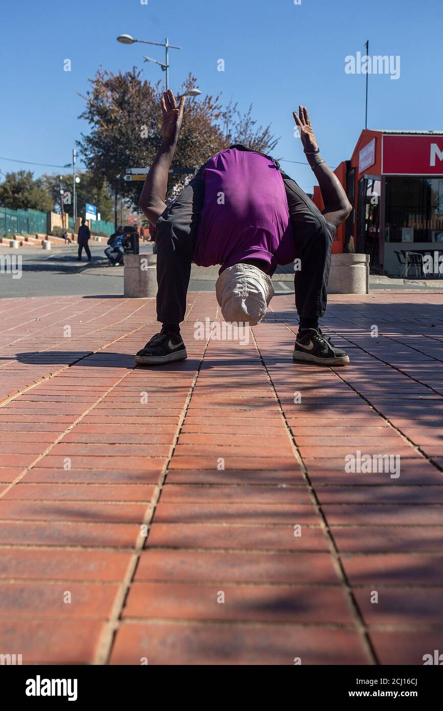 Traditional Pantsula dancing in Soweto township, Johannesburg, South ...