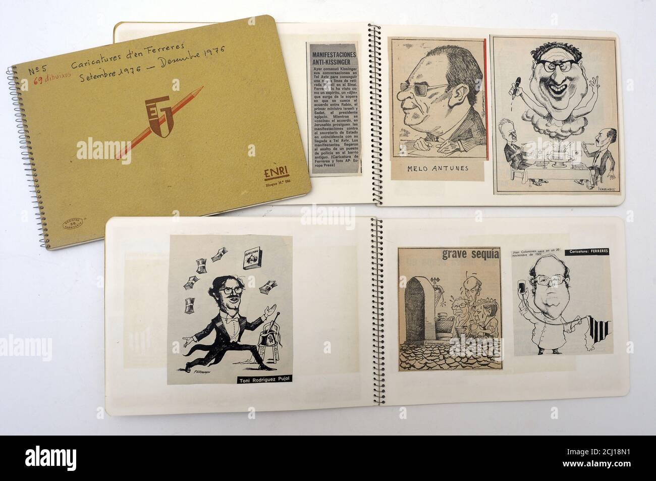 cartoon vintage notebook images by Ferreres cartonits Catalan 70s ...
