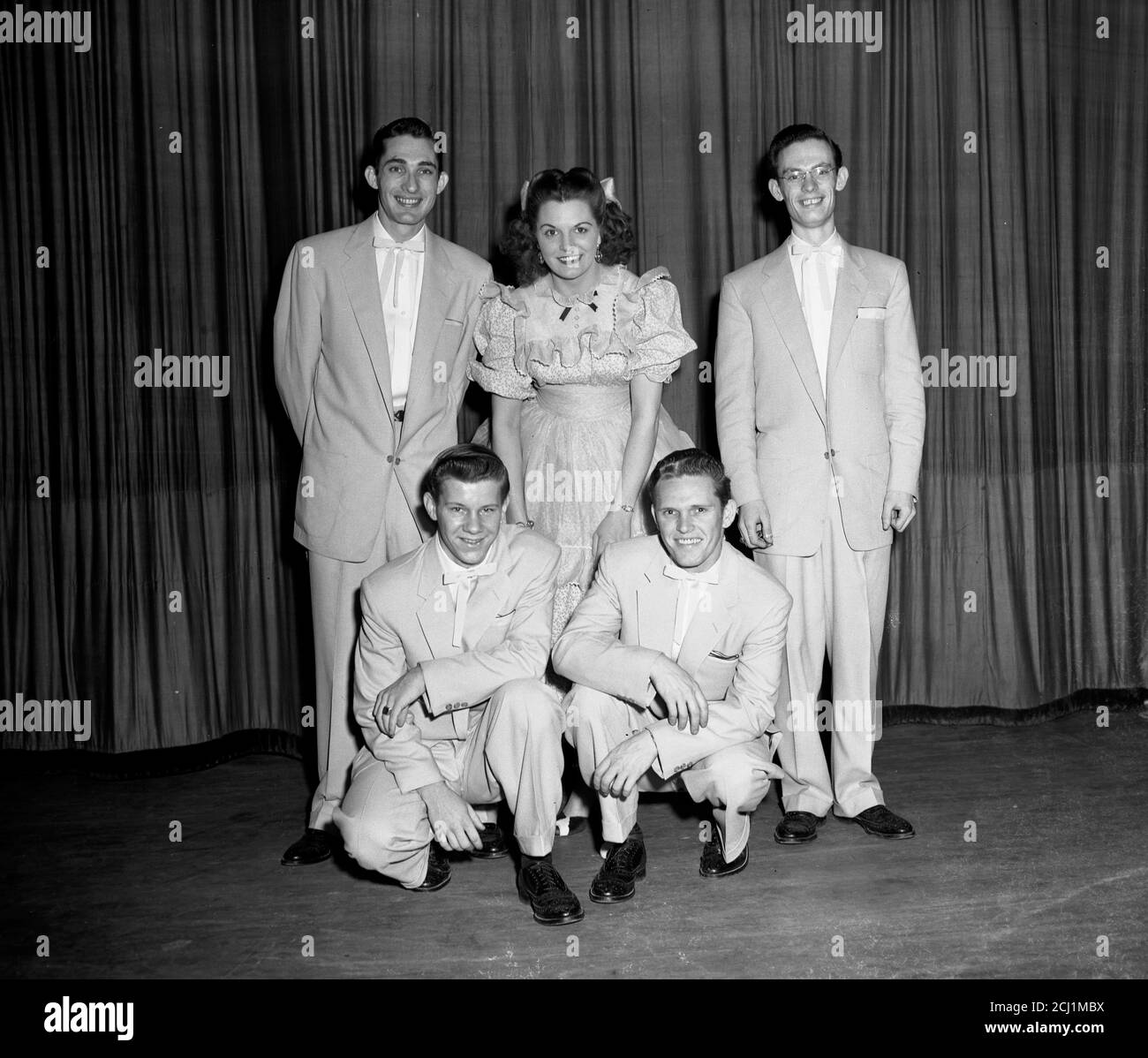 Martha Carson and her band at the Auditorium North Hall, Memphis, TN ...