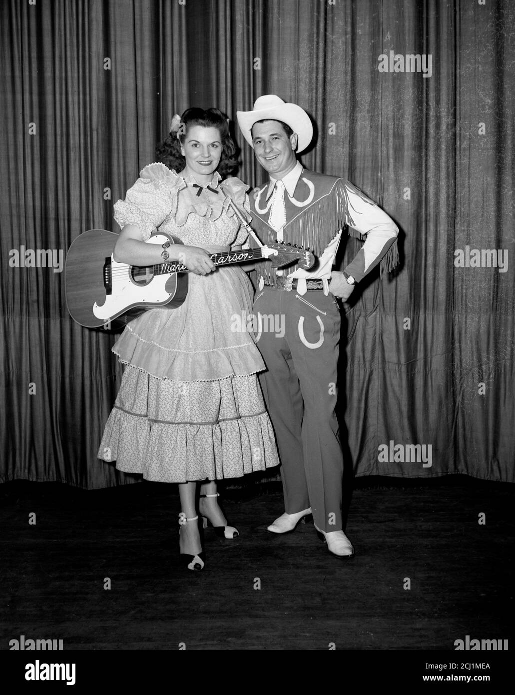 Martha Carson with Texas Bill Strength at the Auditorium North Hall ...
