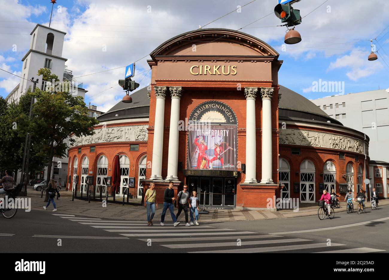 Old circus building in Copenhagen Stock Photo - Alamy