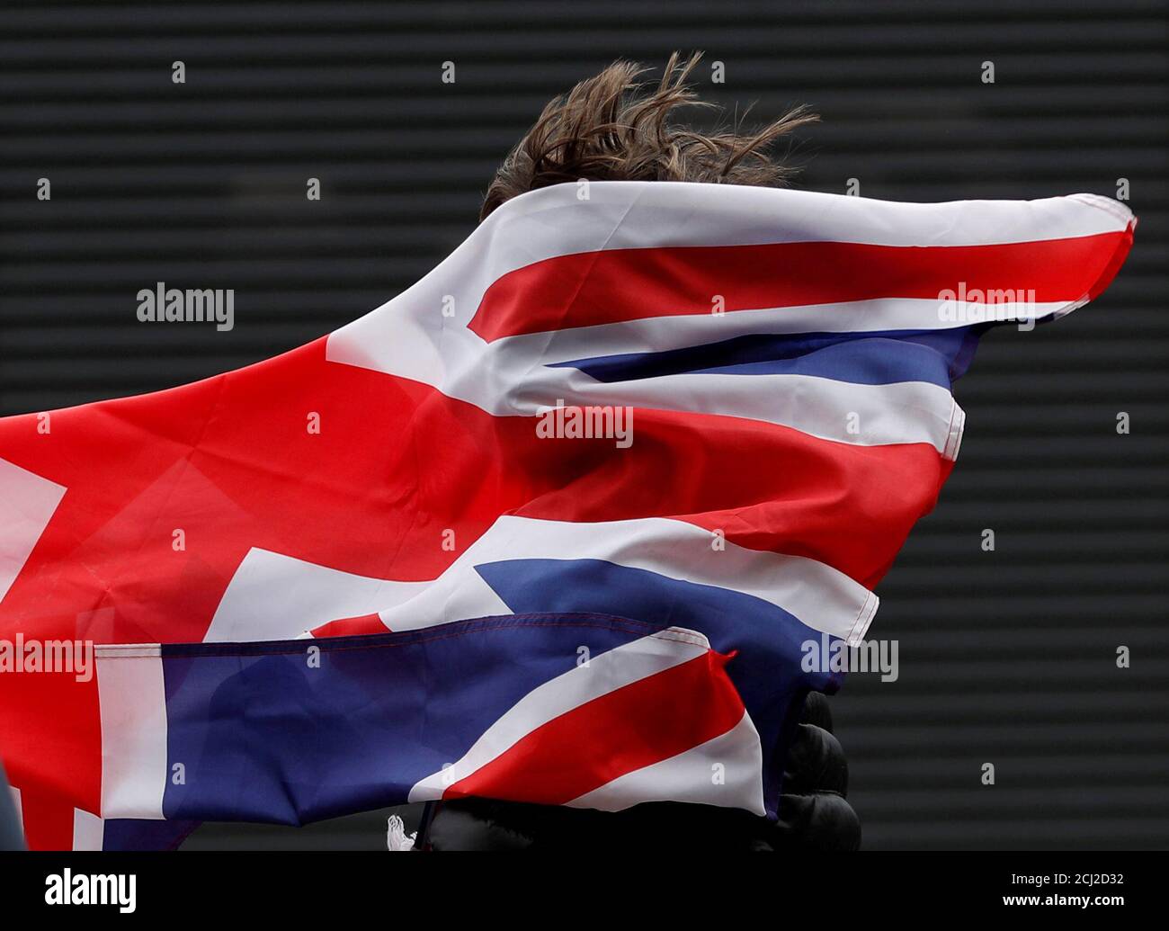 Glasgow rangers fan union jack hi-res stock photography and images - Alamy