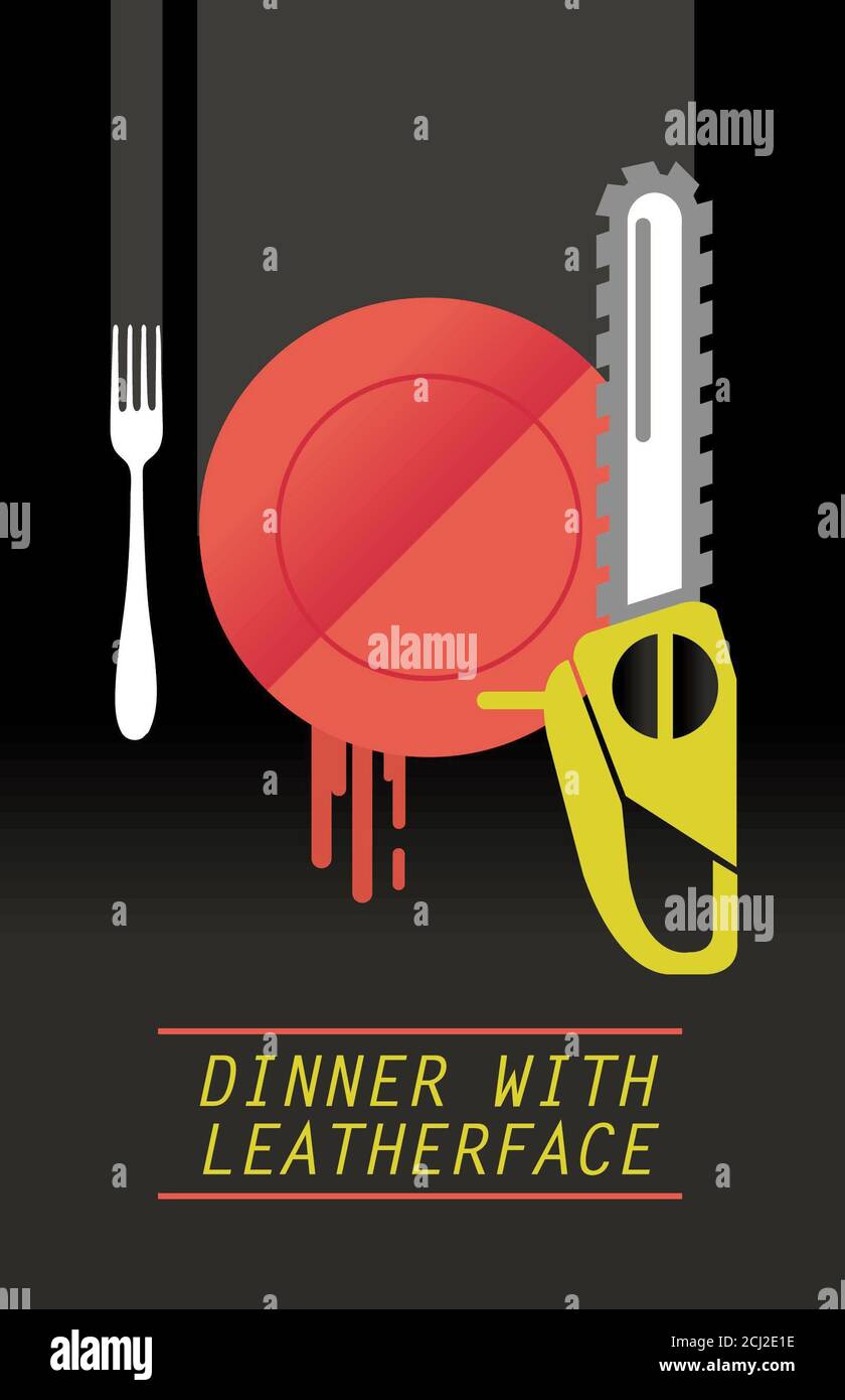 DINNER WITH LEATHERFACE, poster, 2020. © Darkart Entertainment ...