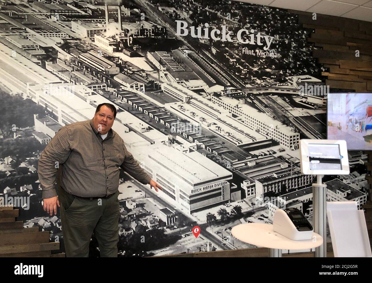 Flint michigan map hi-res stock photography and images - Alamy