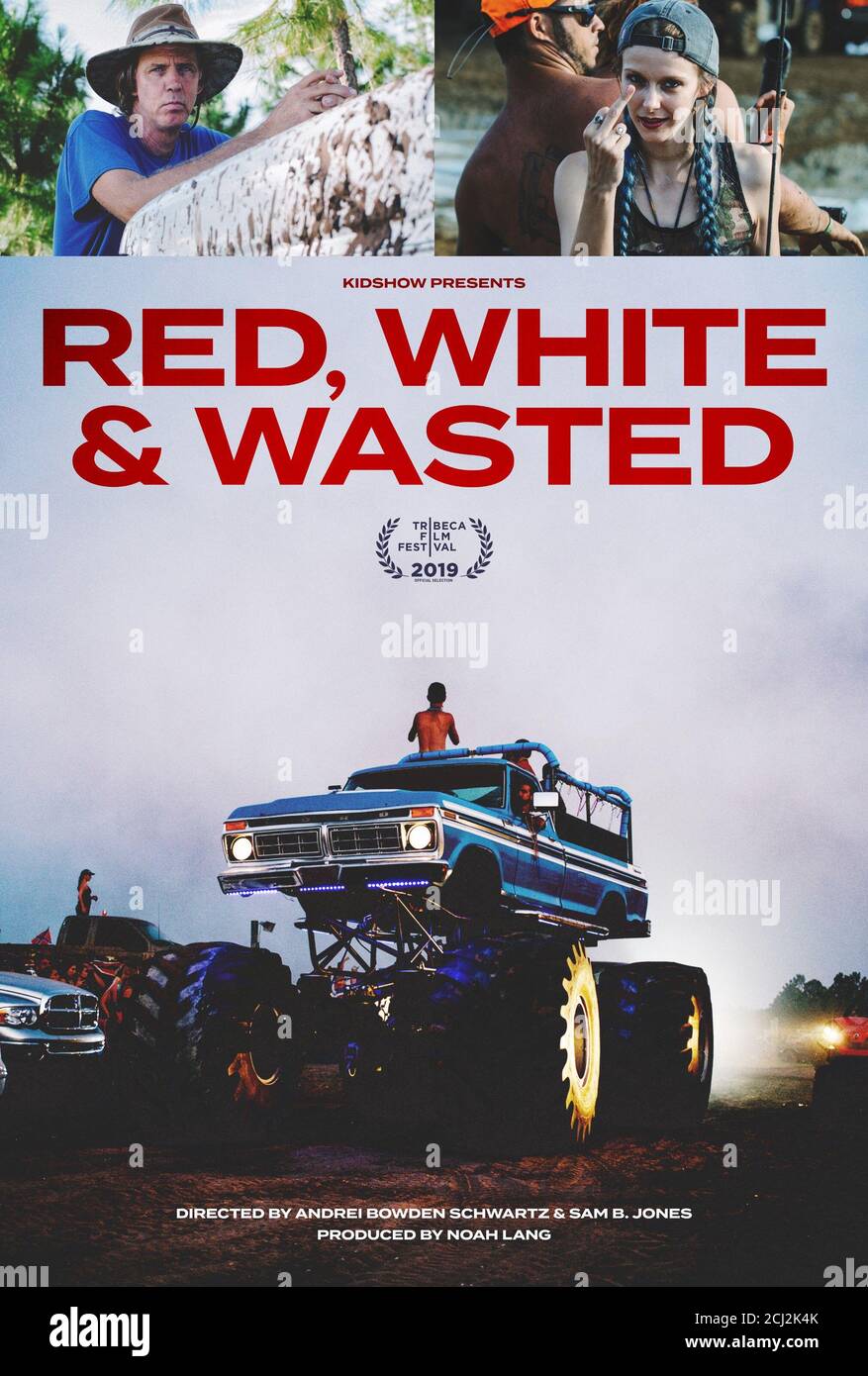 RED, WHITE & WASTED, (aka RED, WHITE AND WASTED), poster, 2019. © Dark ...