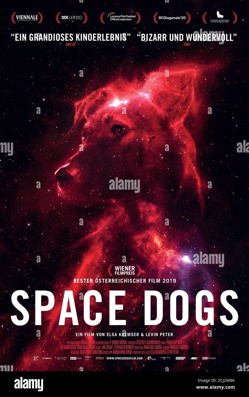 SPACE DOGS, poster in German, 2019. © Icarus Films / Courtesy Everett ...
