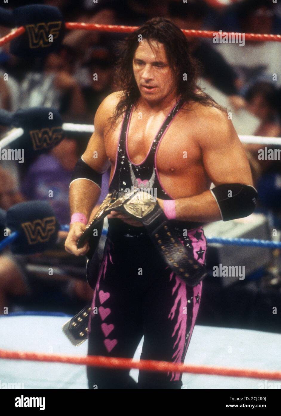 Brett Hart, 1993, Photo By John Barrett/PHOTOlink Stock Photo - Alamy