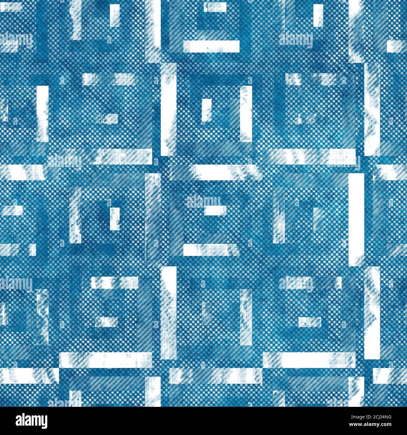 Seamless blue ink pen crosshatch blueprint pattern Stock Photo - Alamy