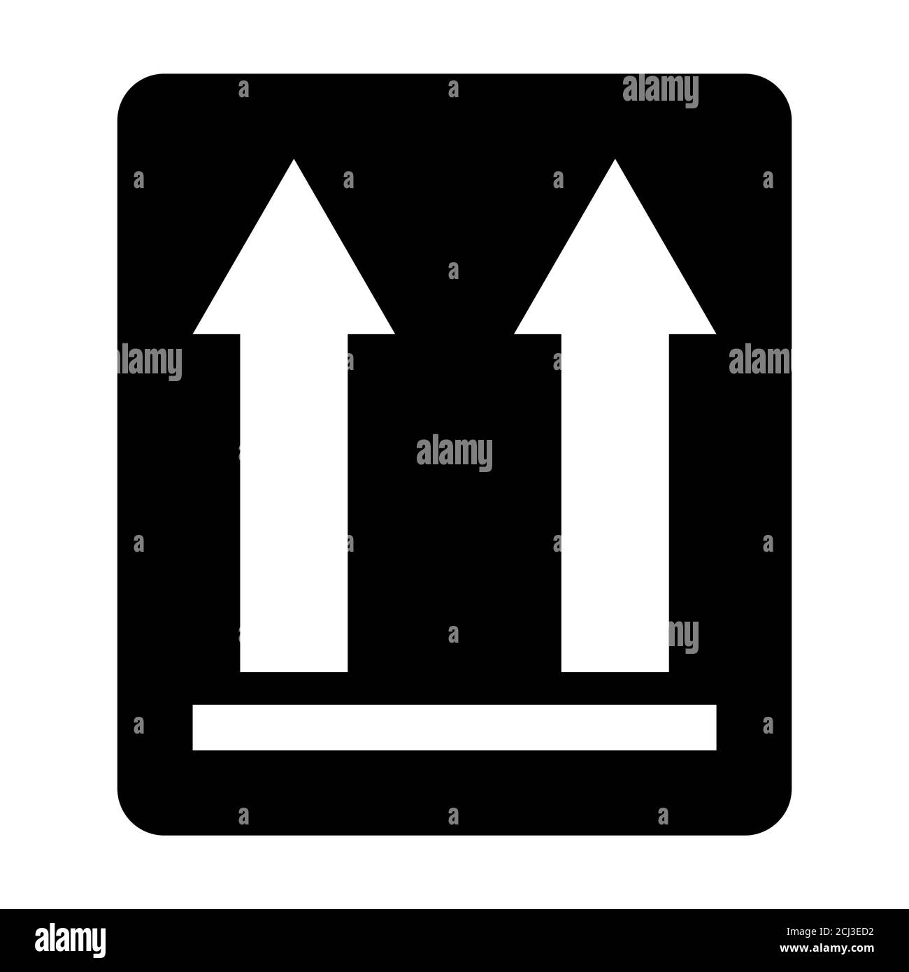 Fragile way up warning sign hi-res stock photography and images - Alamy