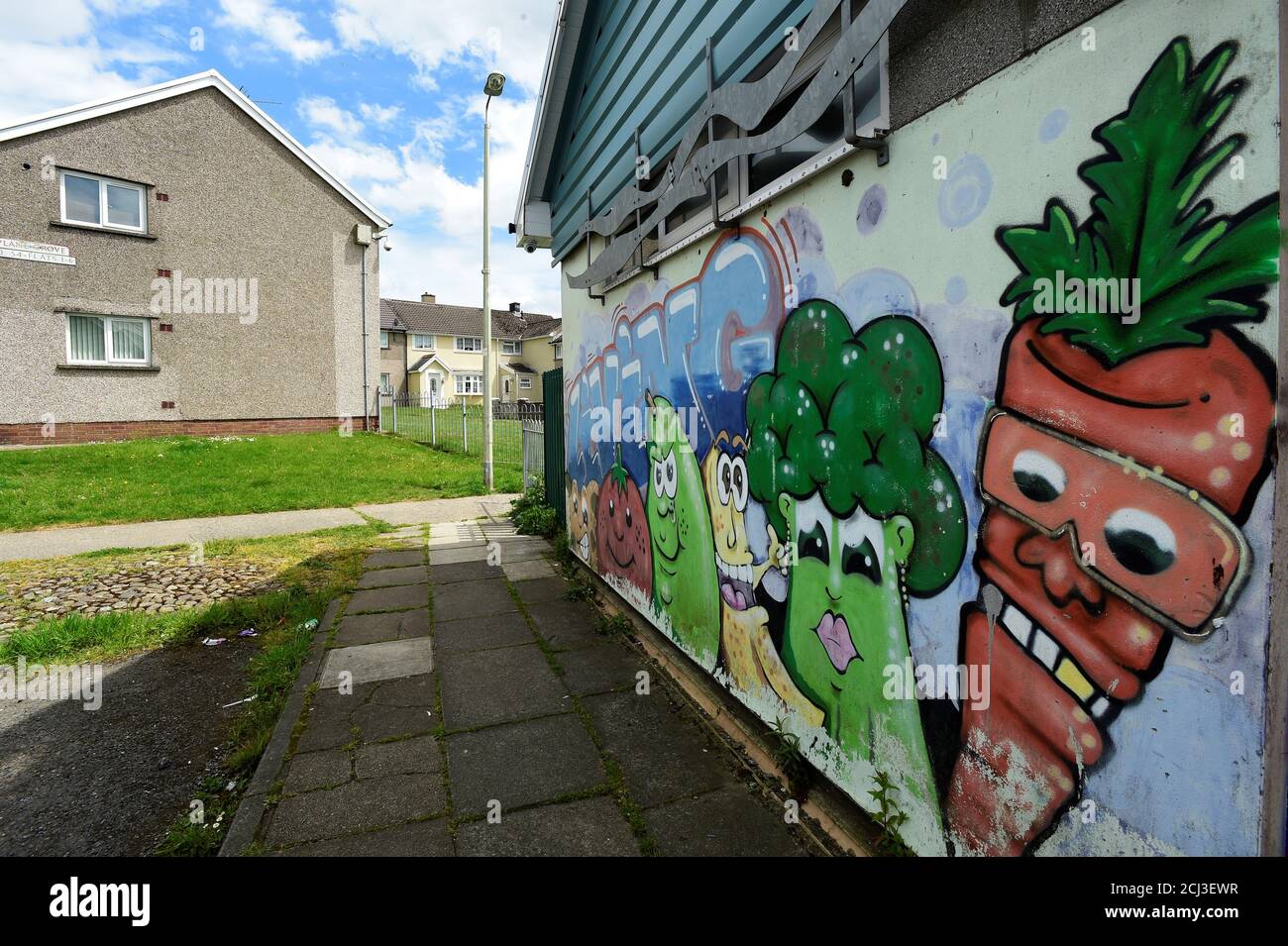 Gurnos Estate Merthyr Tydfil High Resolution Stock Photography and ...