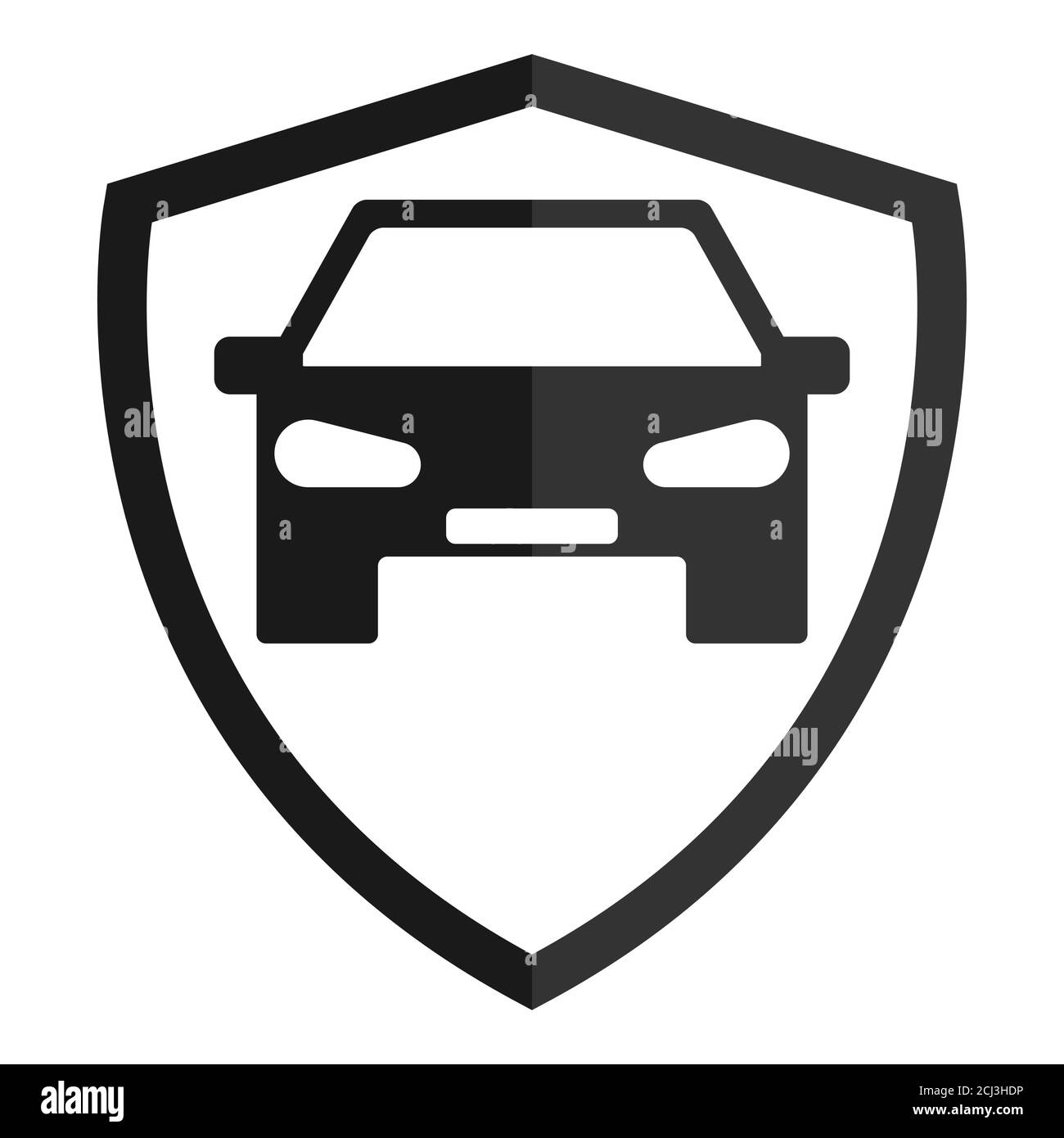 Car icon isolated on white background. Automobile symbol, vector ...