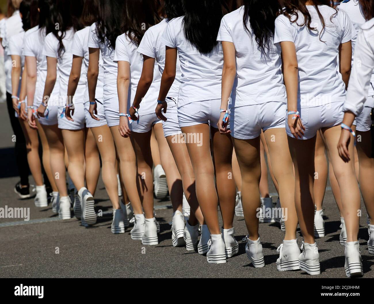 F1 grid walk hi-res stock photography and images - Alamy