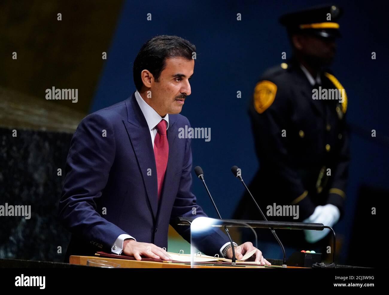 Sheikh tamim bin hamad al thani un hi-res stock photography and images ...