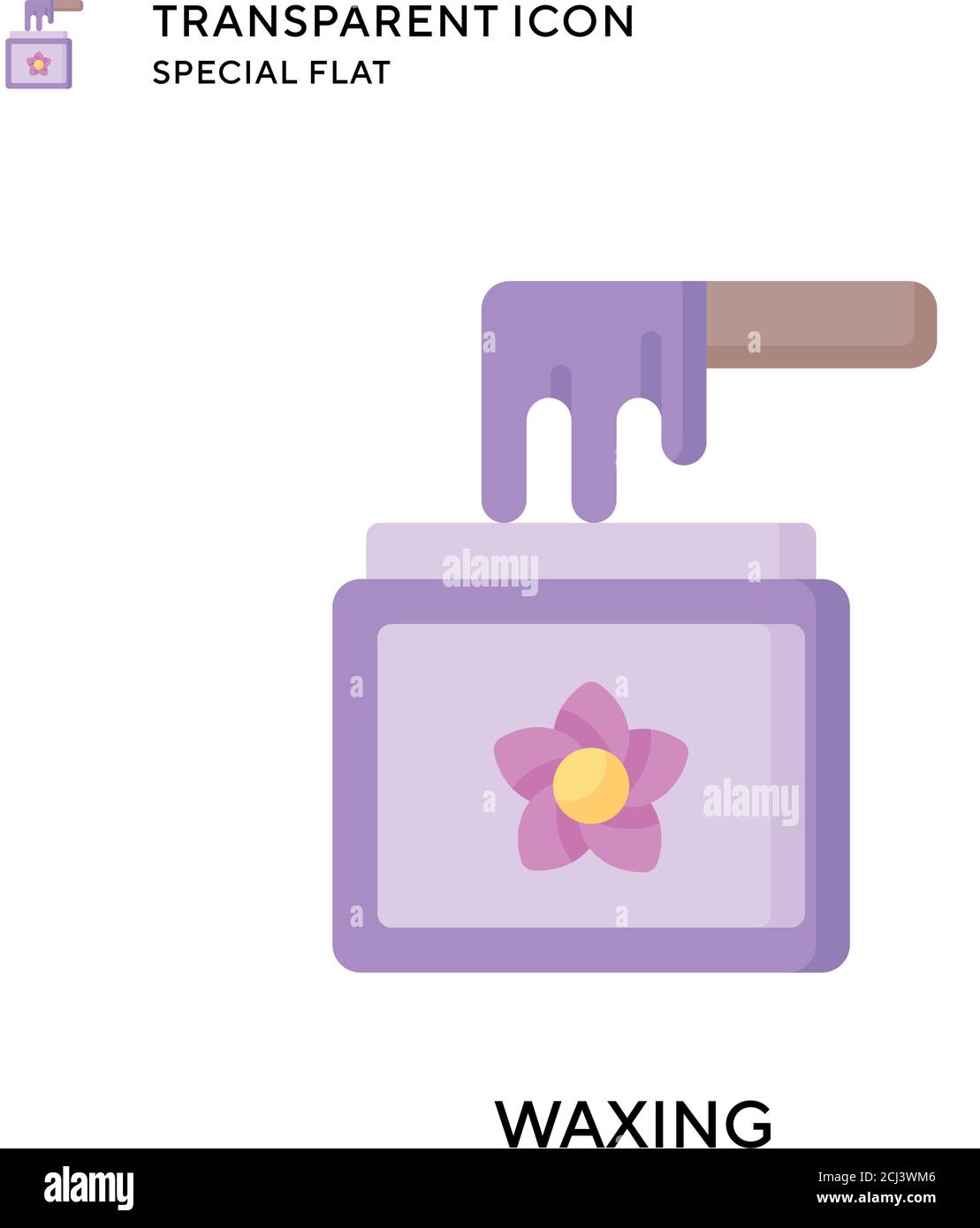 Wax hair removal icon Cut Out Stock Images & Pictures - Alamy