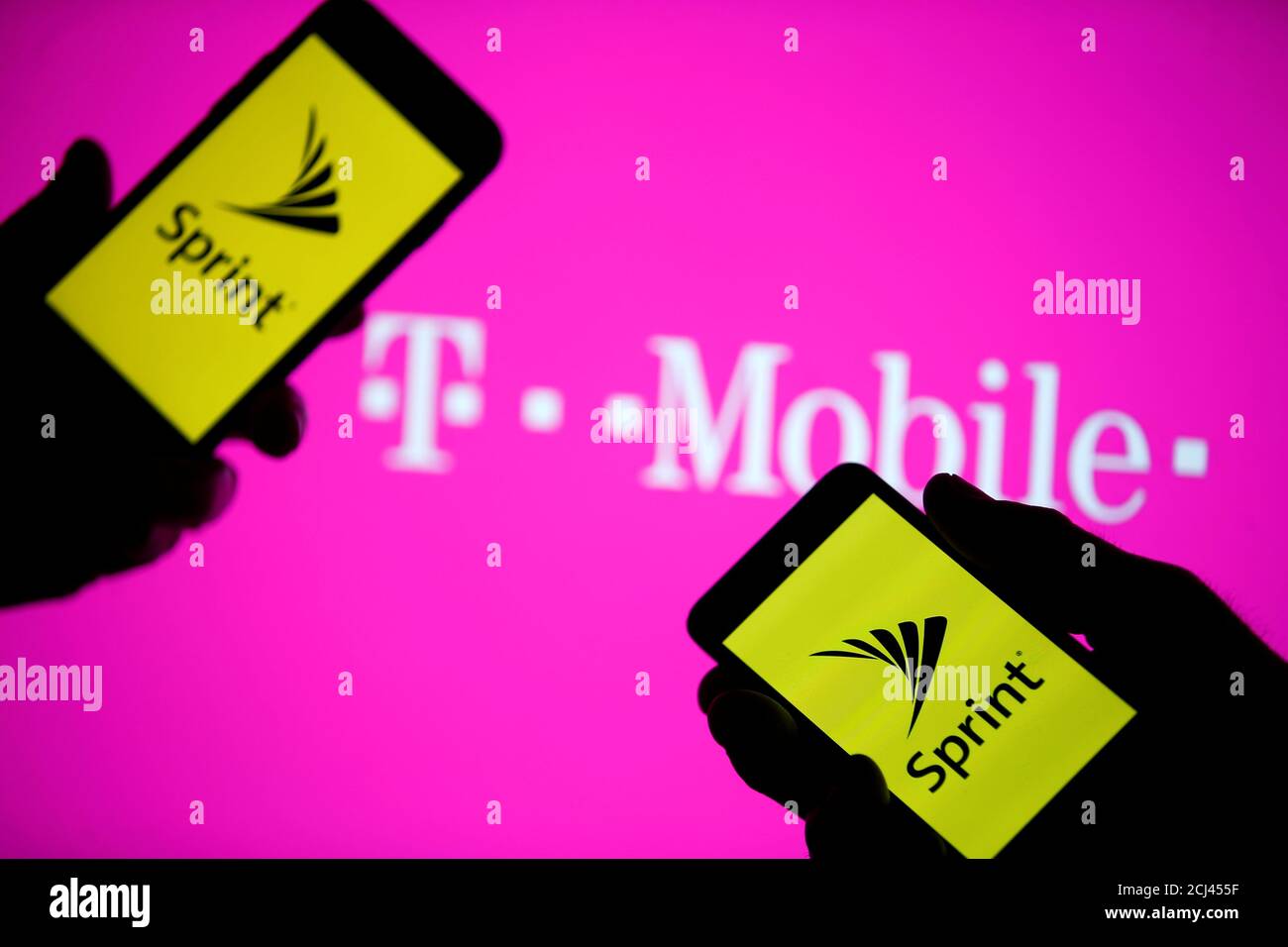 Sprint logo logo hi-res stock photography and images - Alamy