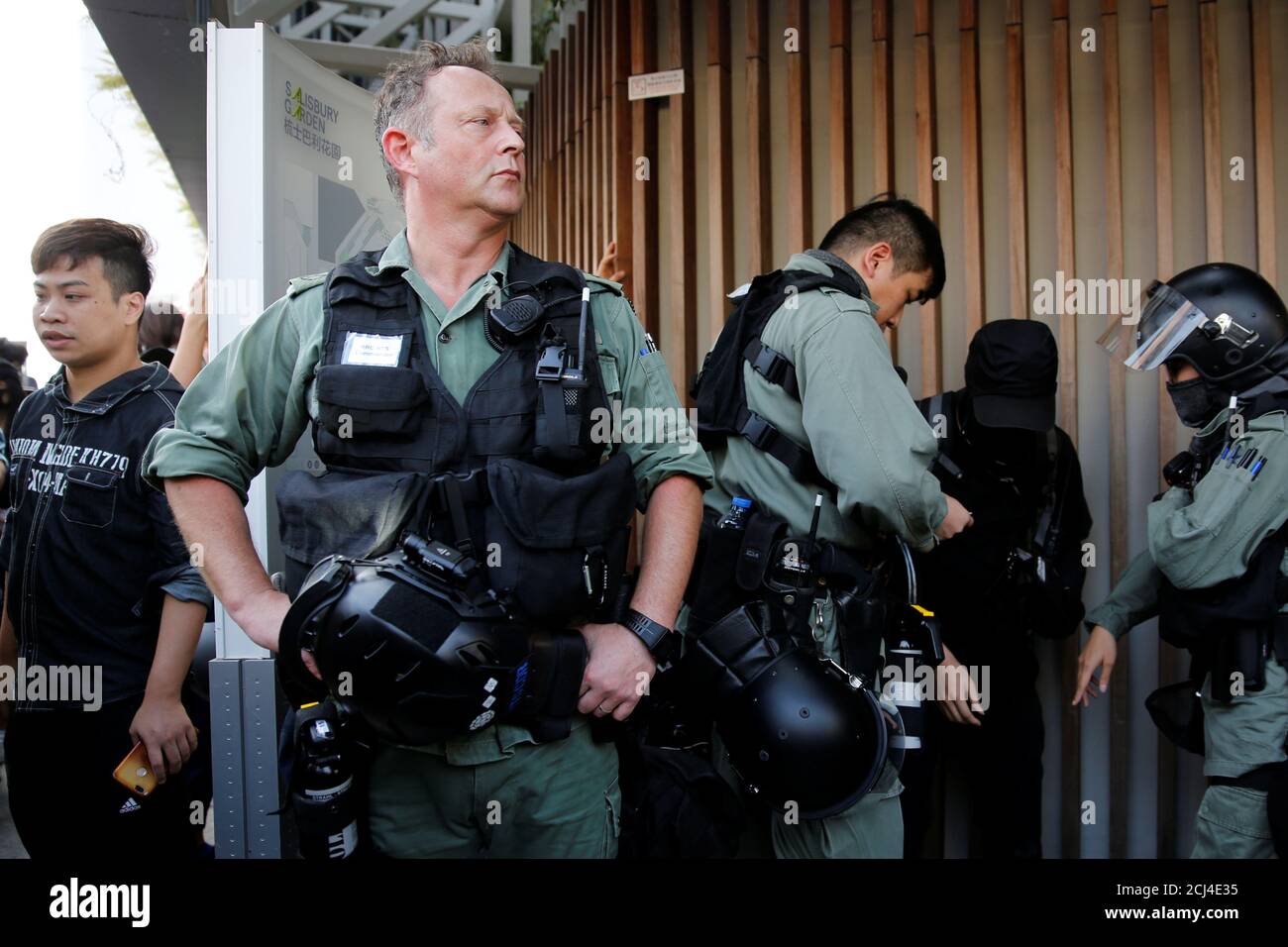 Hong kongs police force hi-res stock photography and images - Alamy