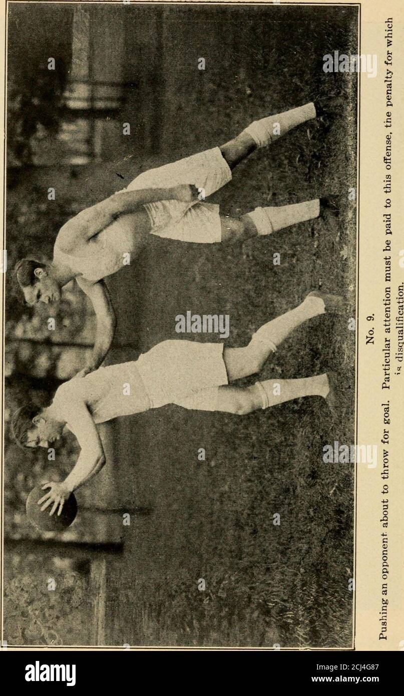 . Spalding's official collegiate basket ball guide . No. 8.A form of ...