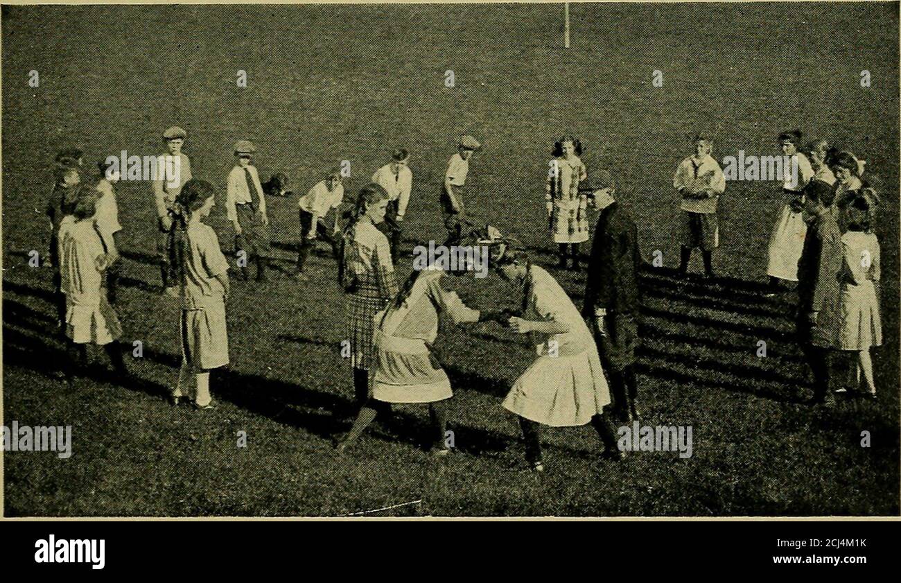 . Social games and group dances; . FIG. 14. NOSE AND TOE TAG FIG. 15 ...