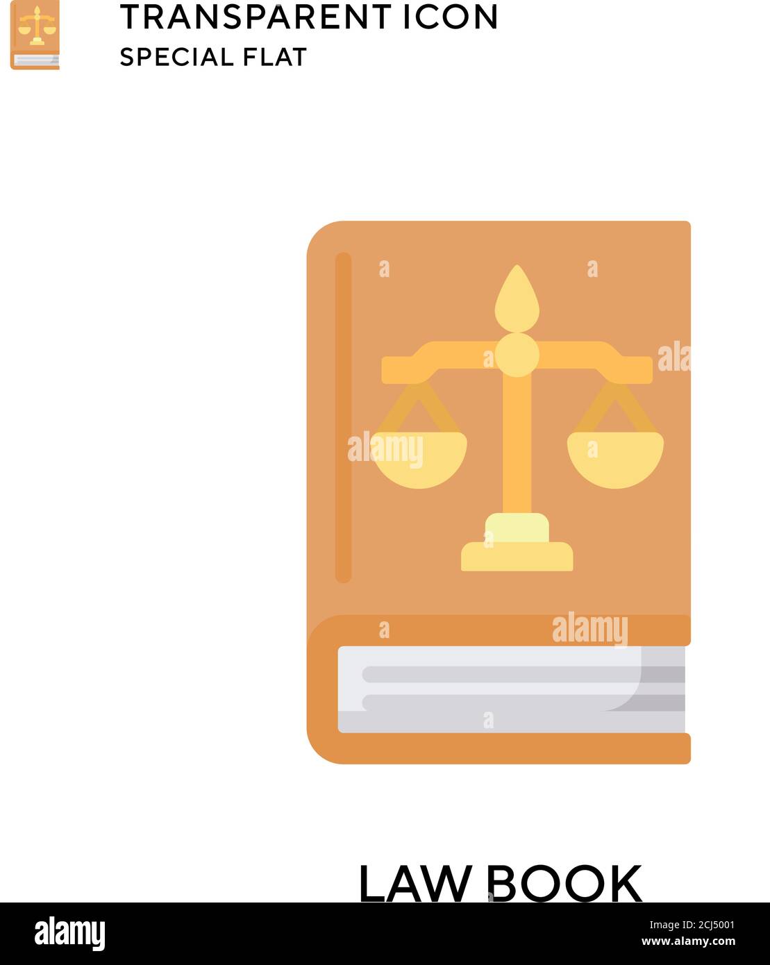 Law book vector icon. Flat style illustration. EPS 10 vector Stock ...