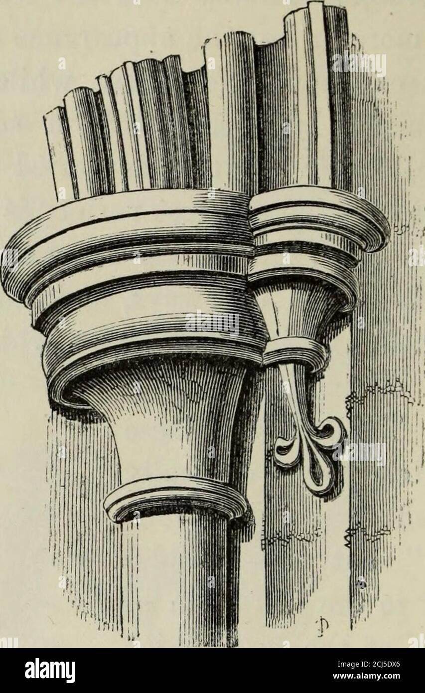 Early english stiff leaf capital hi-res stock photography and images ...