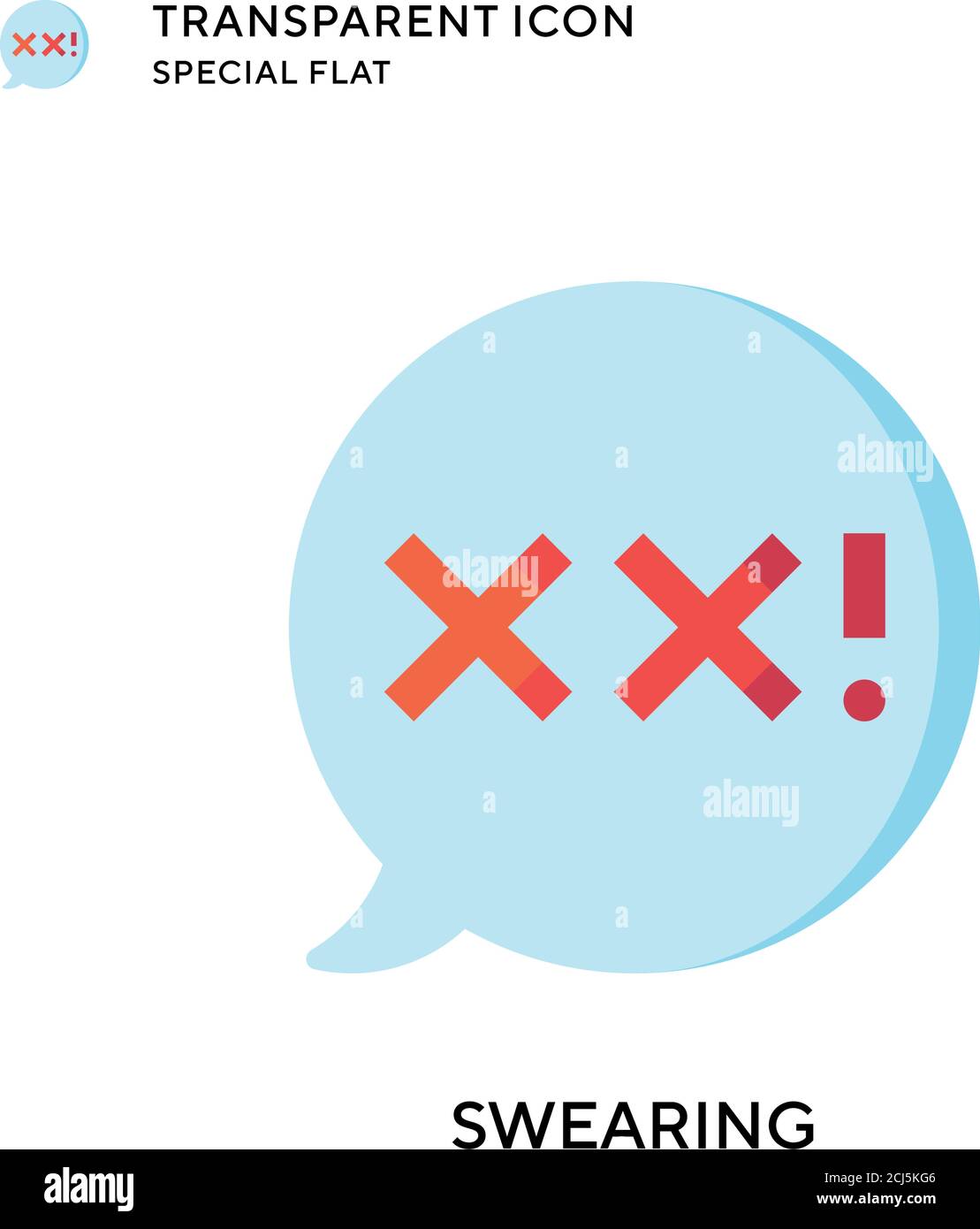 Man swearing icon vector vectors hi-res stock photography and images ...