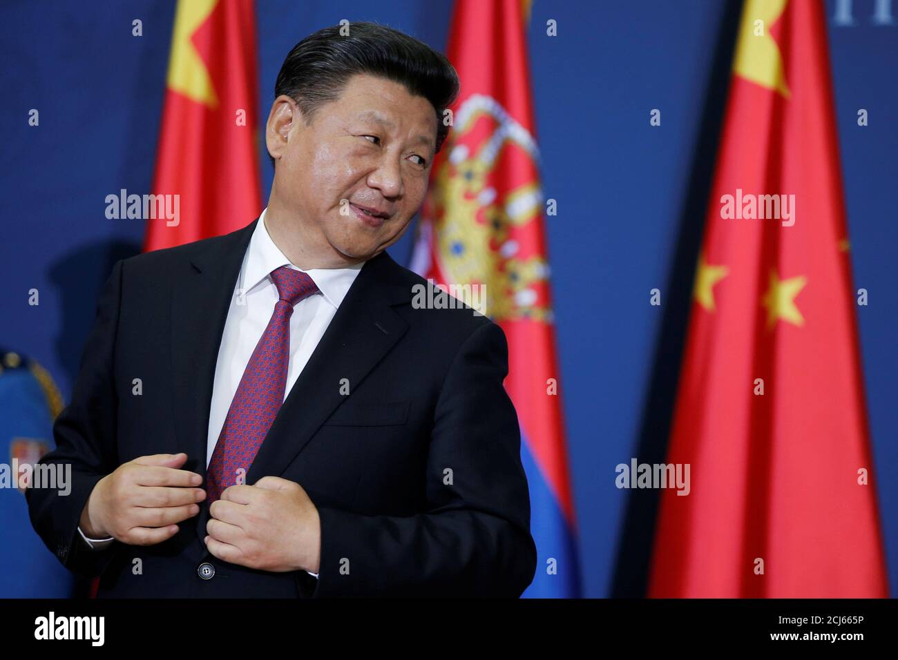 Chinese President Xi Jinping Smiles High Resolution Stock Photography ...