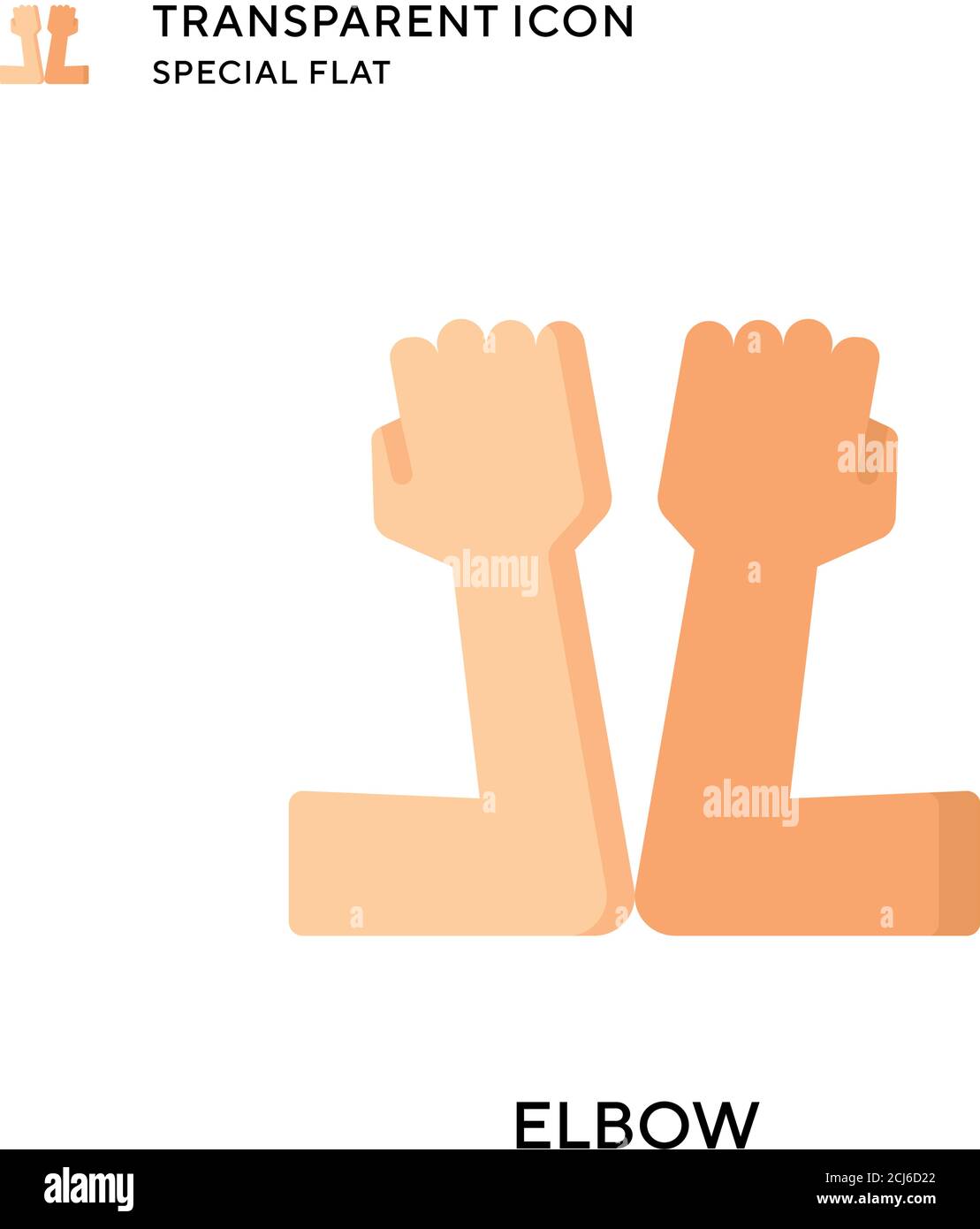 Elbow bump vector vectors hi-res stock photography and images - Alamy