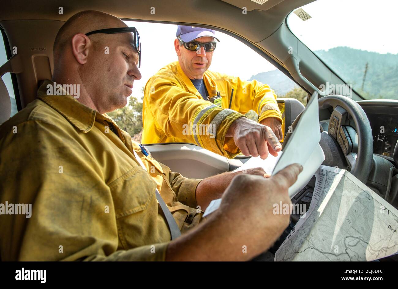 Angelus Oaks, California, USA. 14th Sep, 2020. Captain JAMES KLOSEK of ...