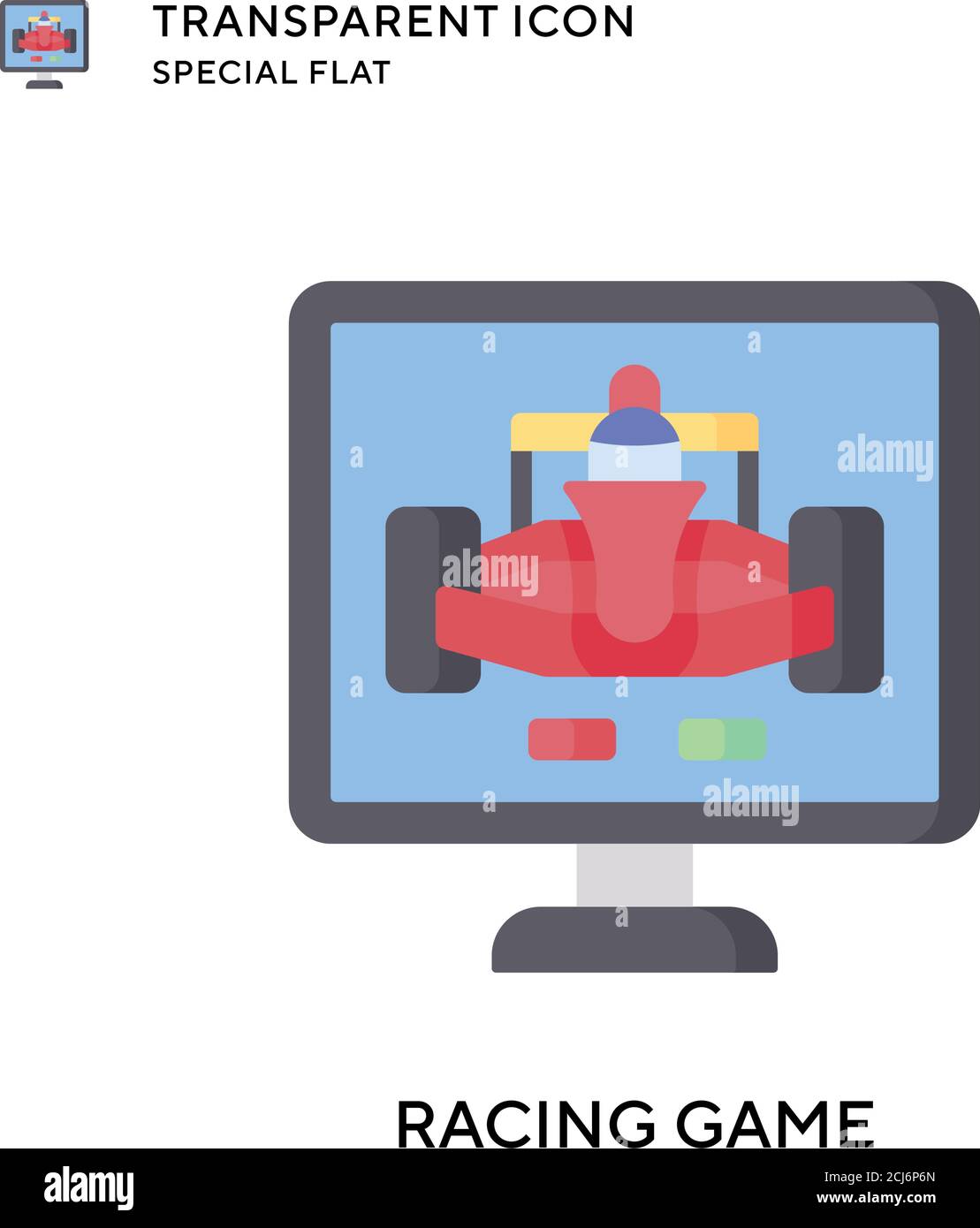 Car race game screen Stock Vector Images - Alamy