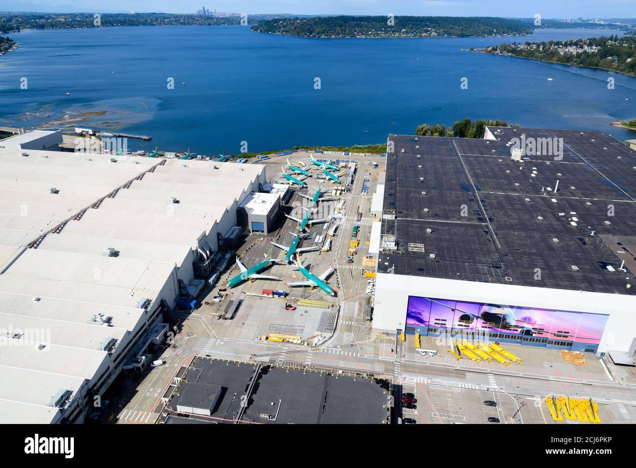 Boeing renton factory hi-res stock photography and images - Alamy