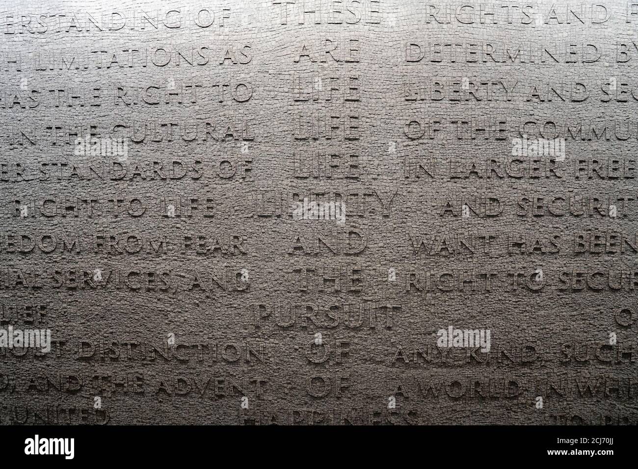 World trade center subway wall. Words like "liberty" and "freedom ...