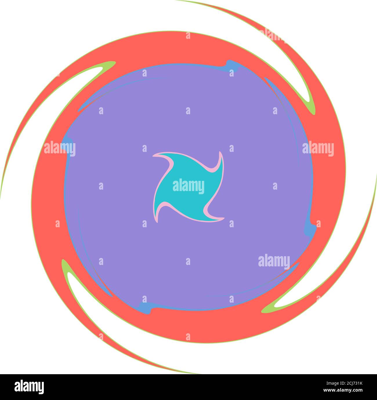 Abstract concentric, radial, concentric spiral, swirl, twirl and vortex ...