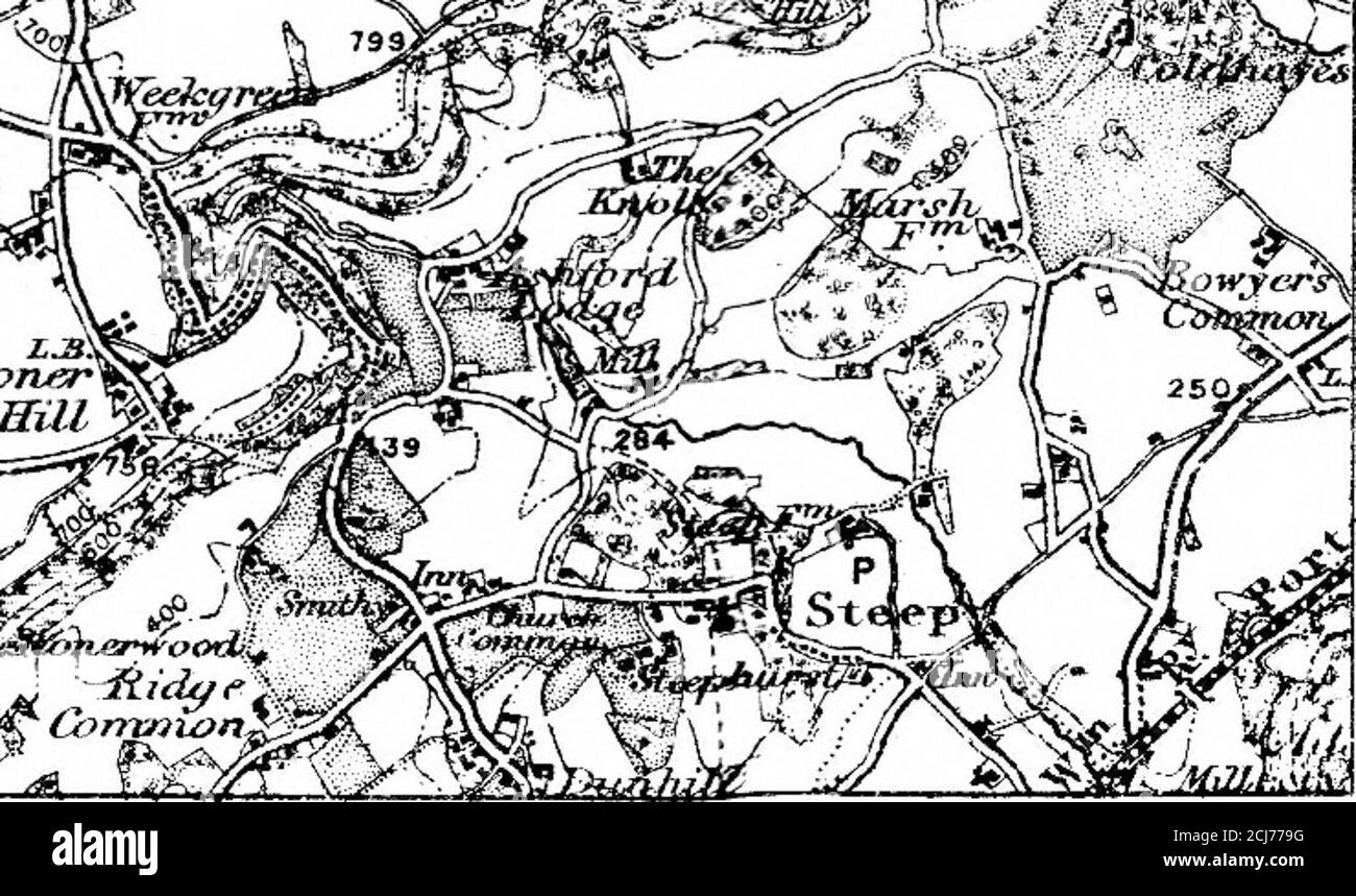 . The Old Road . This Map is reproduced from tlie Ordnance Survey, by ...