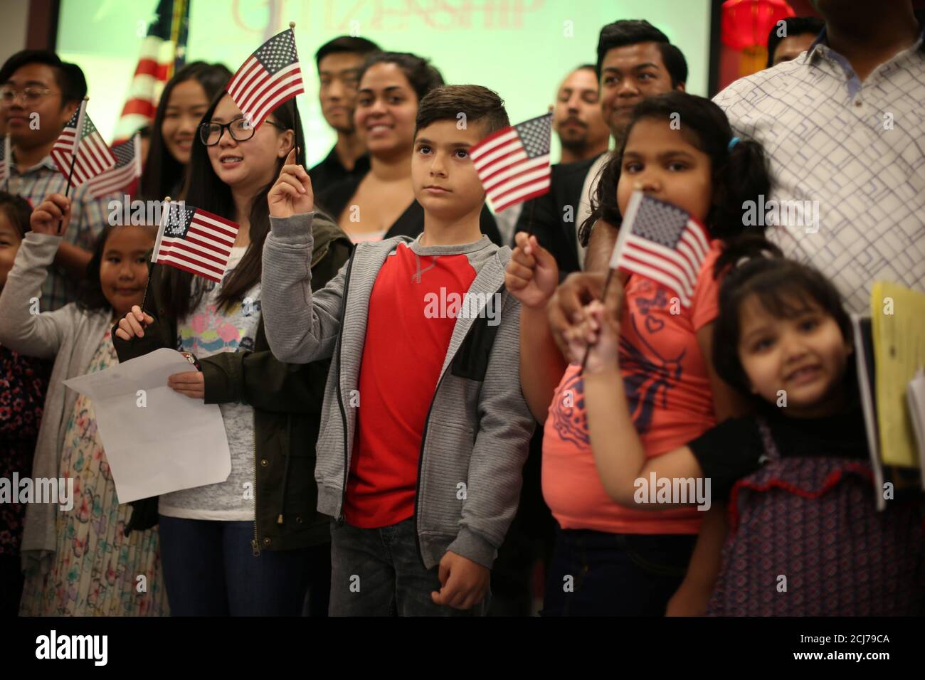 Children pledge of allegiance hi-res stock photography and images - Alamy
