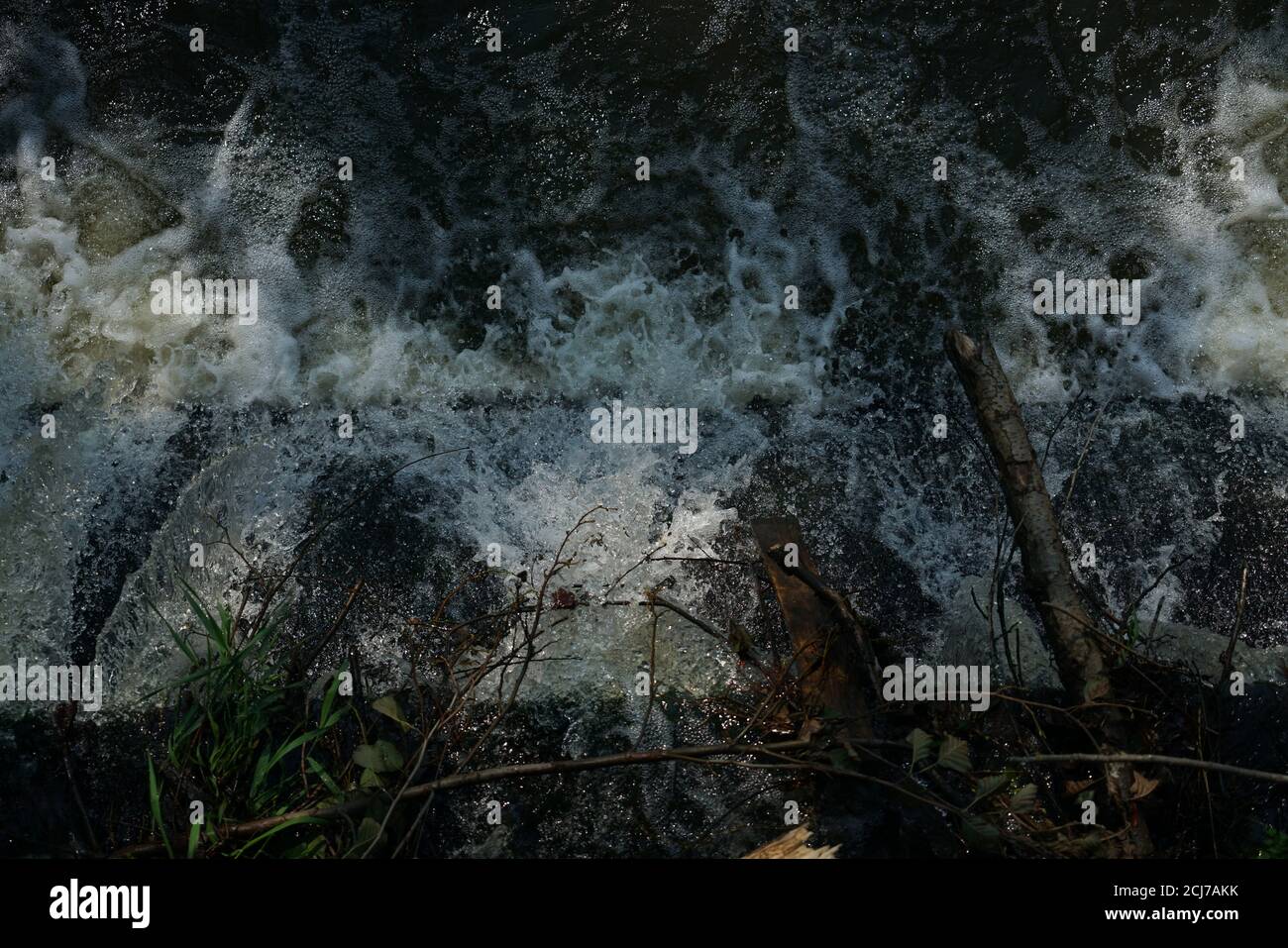 Top view water flowing in hi-res stock photography and images - Alamy
