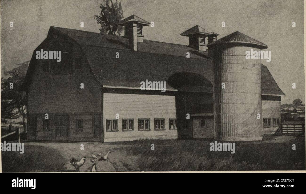 . Our farm and building book. . Cross section through any length barn ...