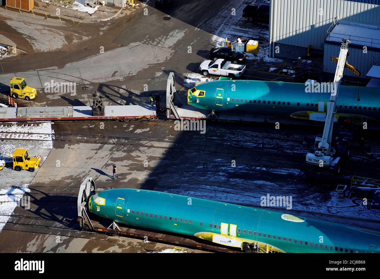 737 max production hi-res stock photography and images - Alamy