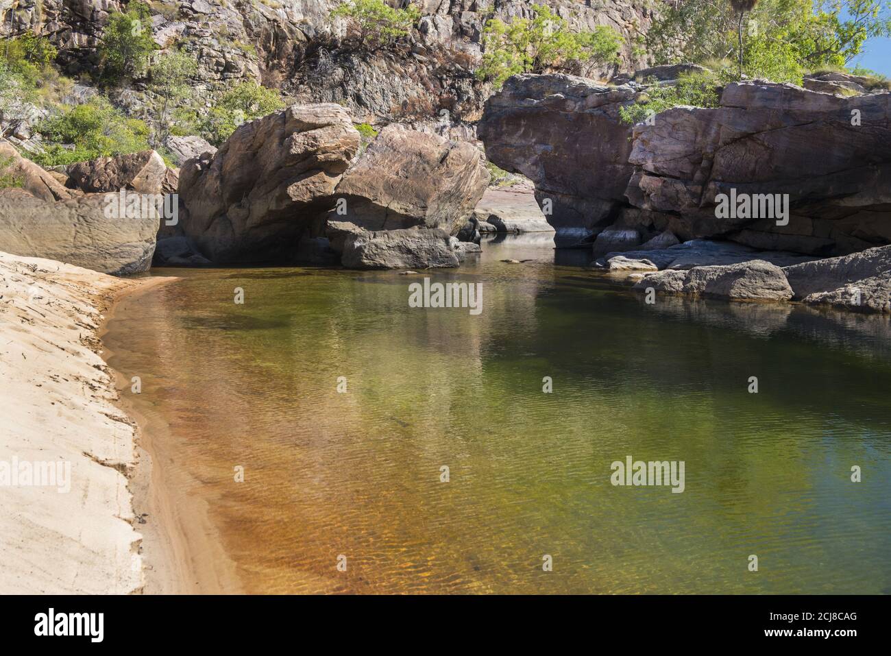 Beautiful flow of water is the principal tributary to the river Stock ...