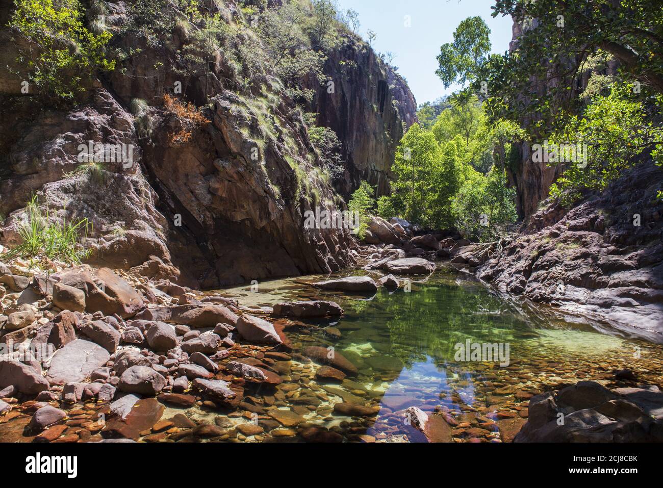 Beautiful flow of water is the principal tributary to the river Stock ...
