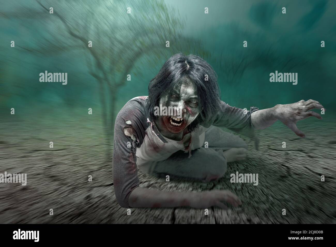 Man crawling on ground hi-res stock photography and images - Alamy