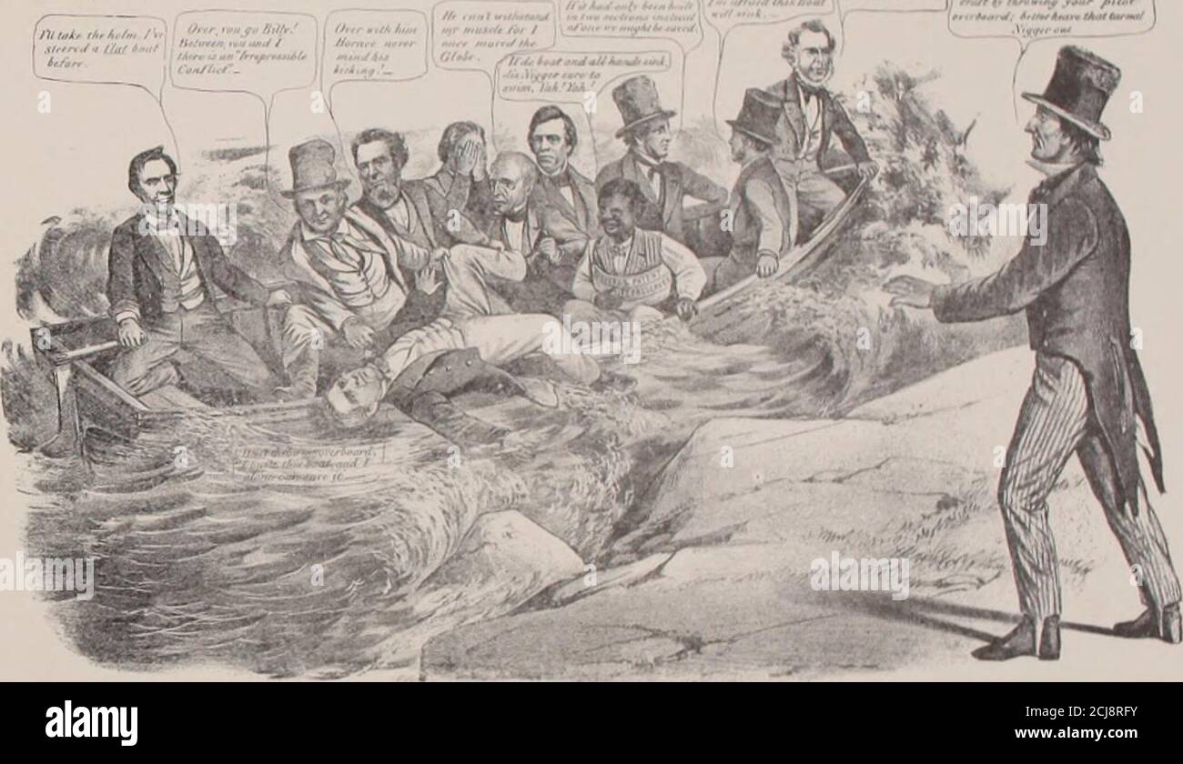 . Caricatures pertaining to the Civil War . THE IRREPRESSIBLE CONFLICT ...