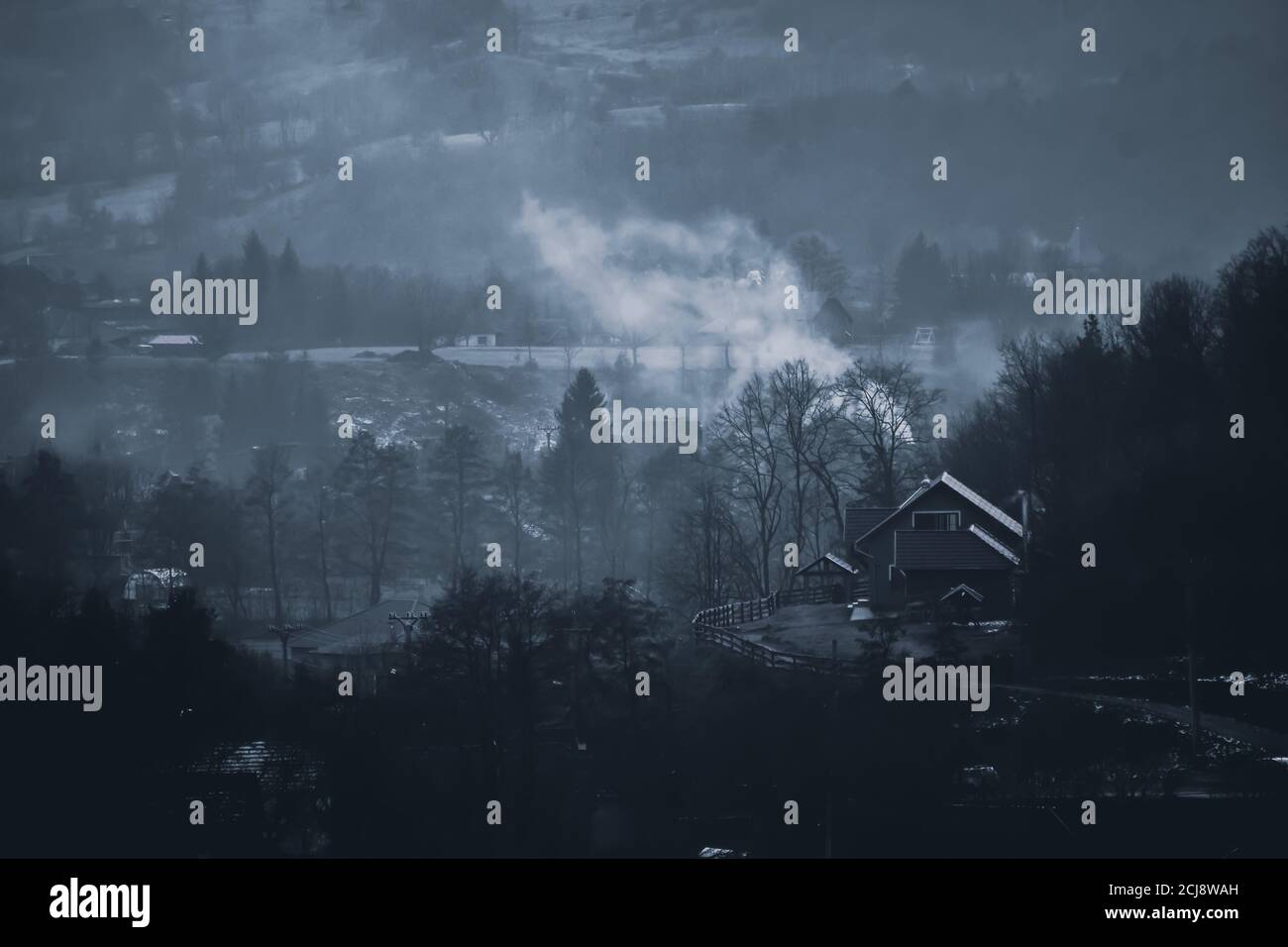 Fire building night clouds hi-res stock photography and images - Alamy