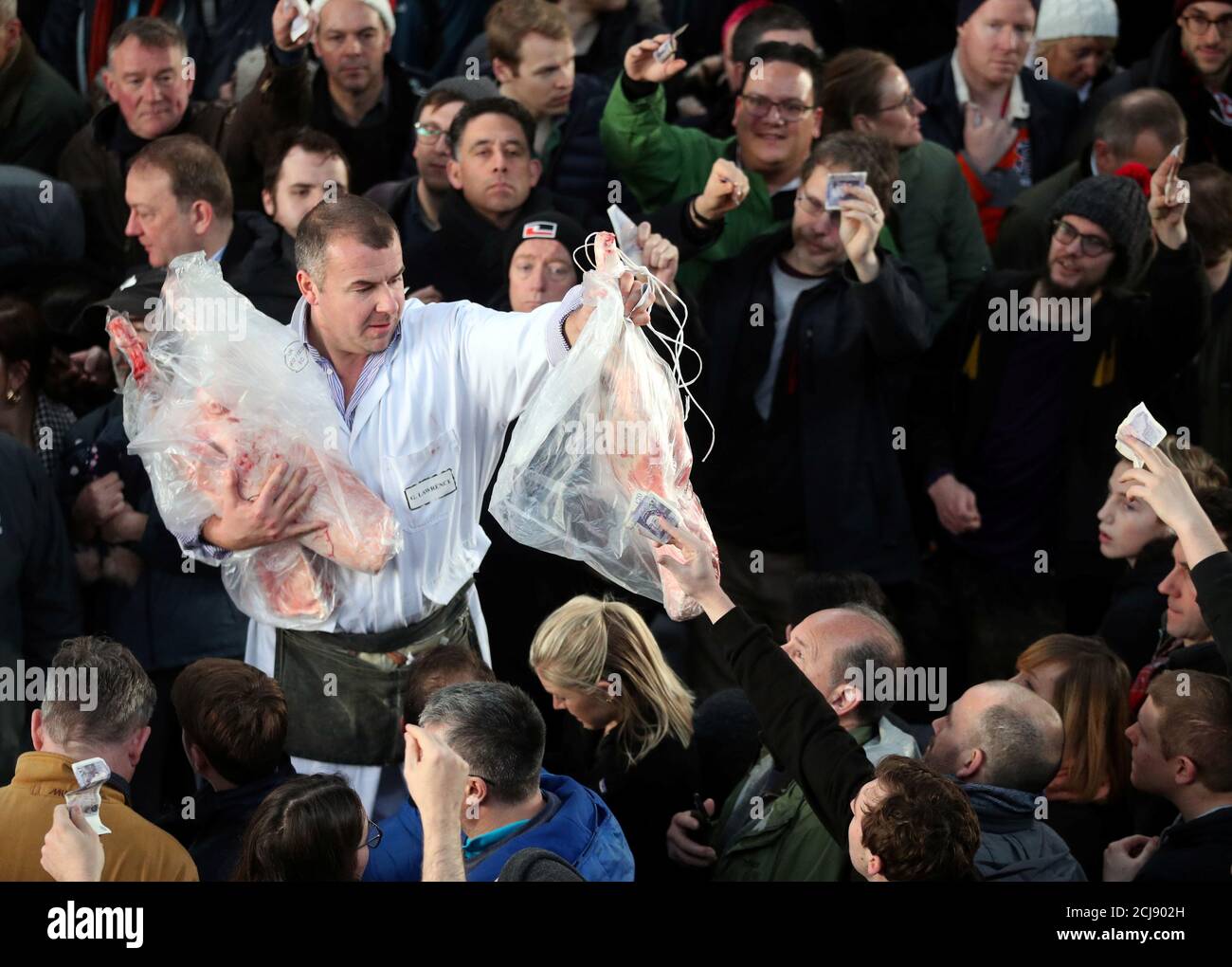 Smithfield meat auction hi-res stock photography and images - Alamy