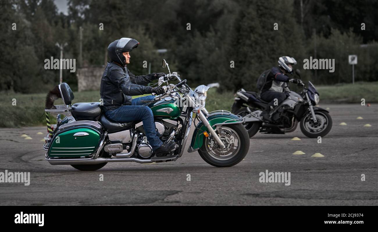 Man riding a chopper hi-res stock photography and images - Alamy