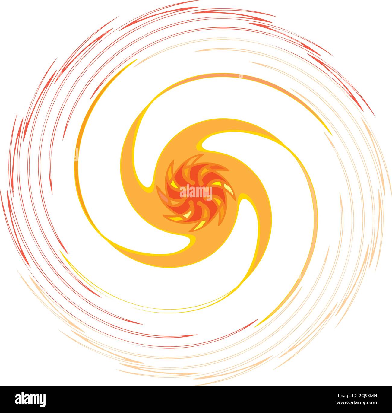 Abstract concentric, radial, concentric spiral, swirl, twirl and vortex ...