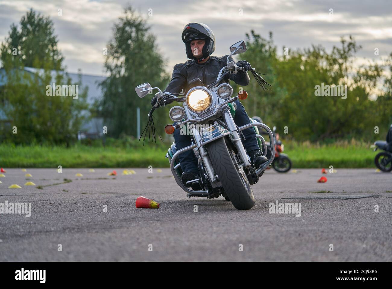 Man riding a chopper hi-res stock photography and images - Alamy