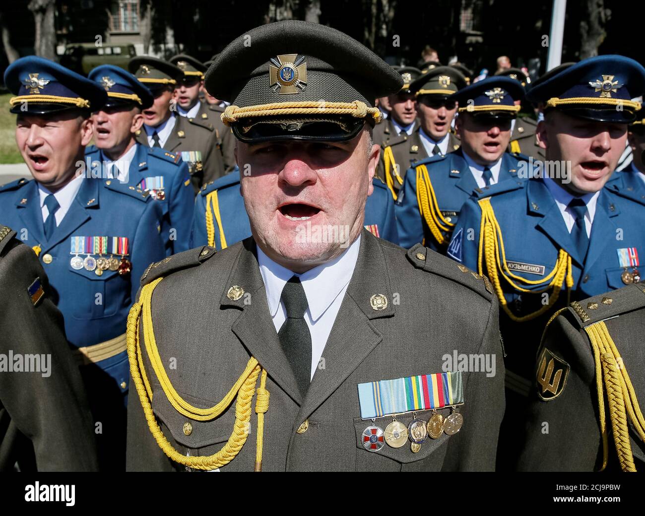 Ukrainian army officers hi-res stock photography and images - Alamy