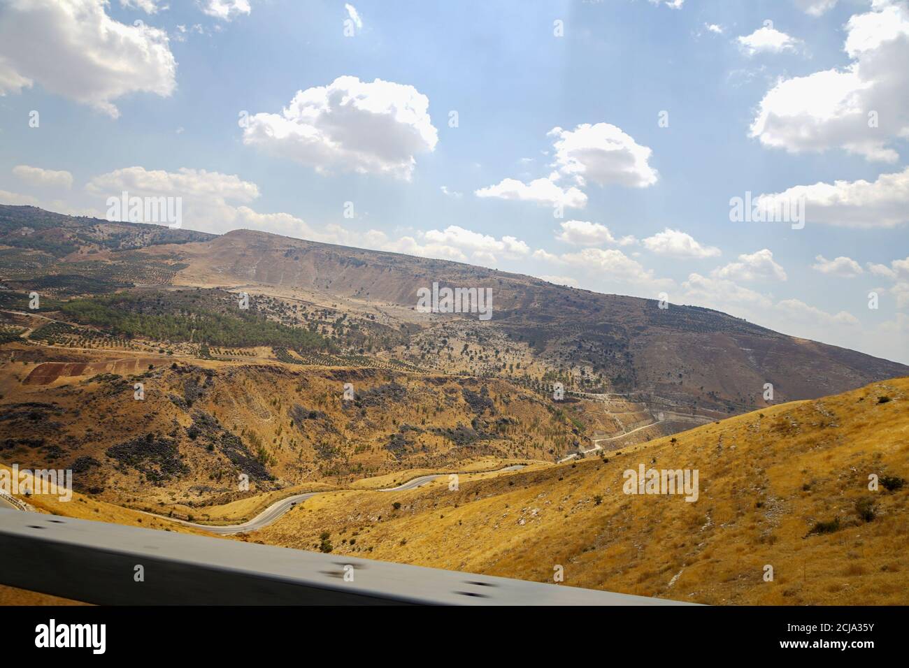 The view of the Golan from the Gamla nature reserve and Second Temple ...