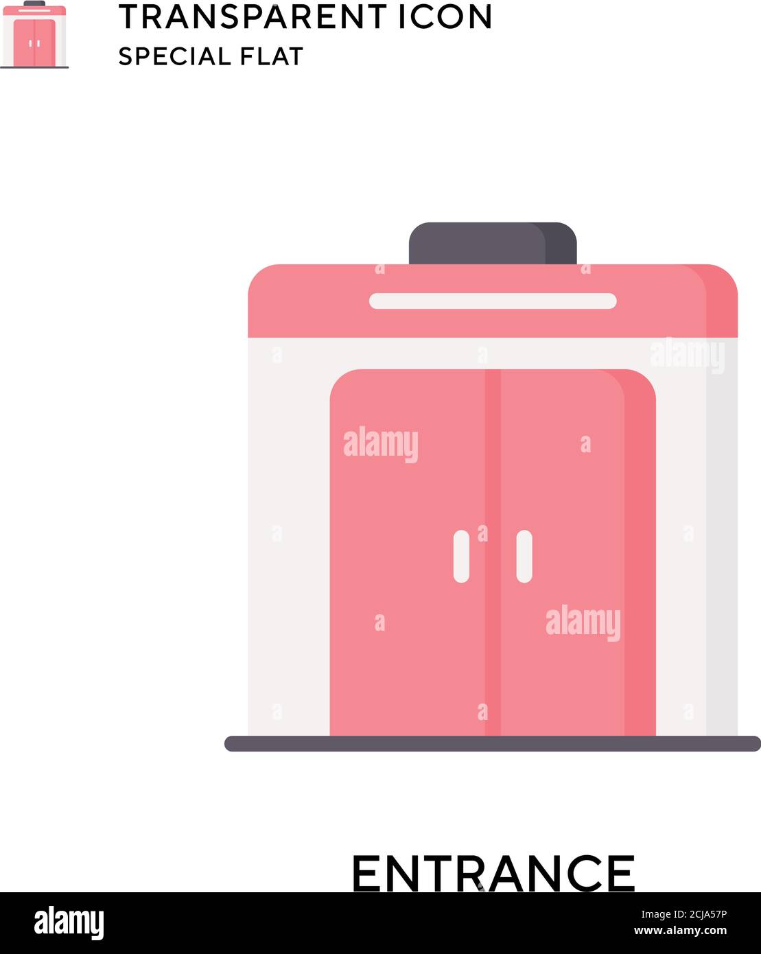 Glass door transparent vector front Cut Out Stock Images & Pictures - Alamy