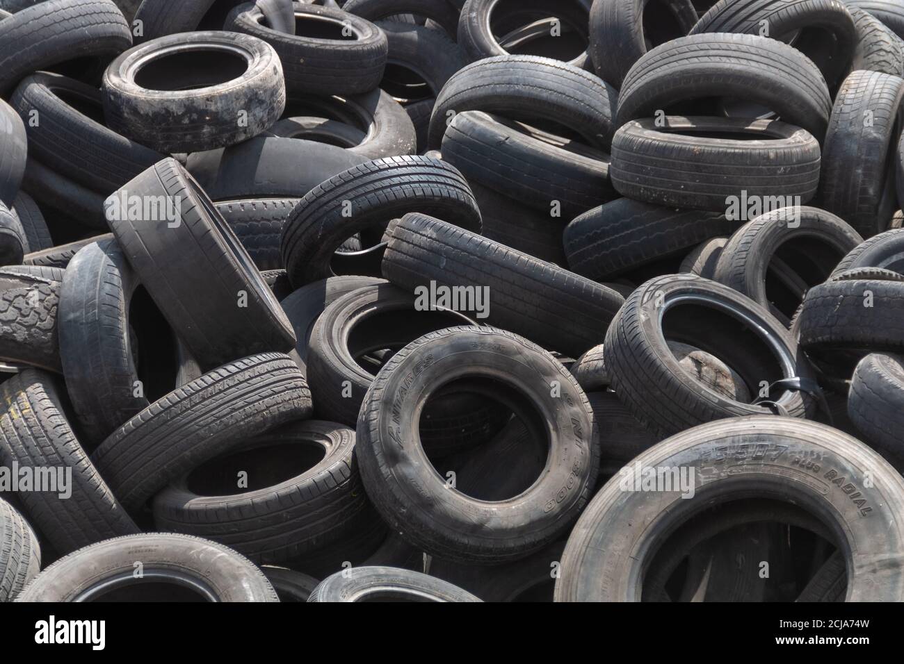 CDMX. Mexico September, 10, 2020. A huge landfill for waste disposal ...